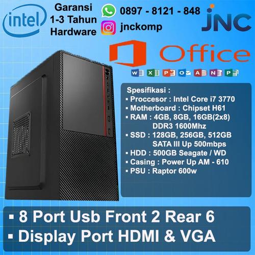 Promo PC / CPU / Komputer Rakitan Intel Core i7 3,4Ghz Baru Garansi 1 ...