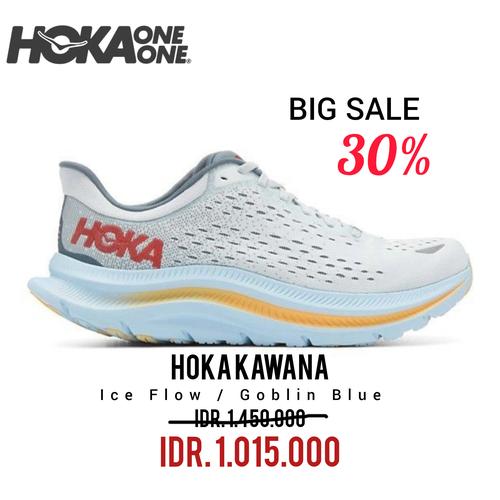 Jual HOKA KAWANA ICE FLOW / GOBLIN BLUE UNISEX 100% ORIGINAL - 41 ...