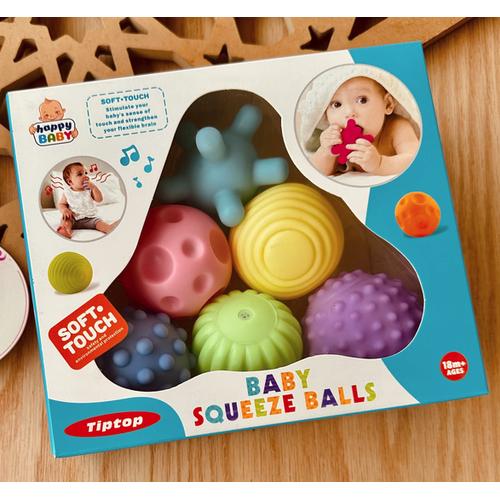 Jual Soft Sensory Balls 6pcs Baby Education Toy Mainan Sensorik Anak ...
