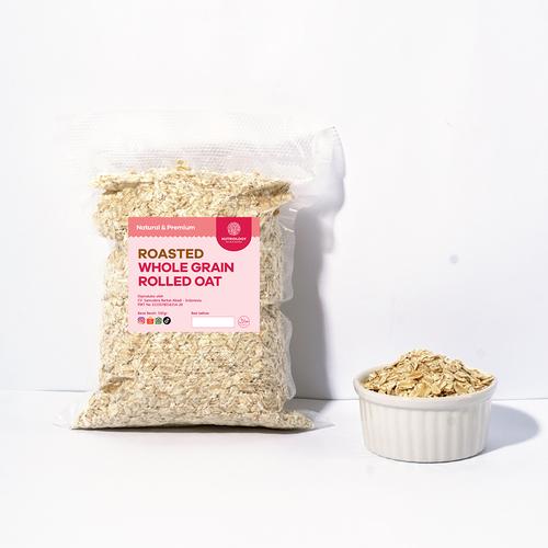 Promo Rolled Oat panggang 500g roasted oatmeal wholegrain Gandum Utuh ...