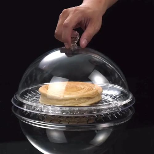 Jual Tempat Kue Buah Cup Cake Stand With Cover Food Grade Round Cake ...