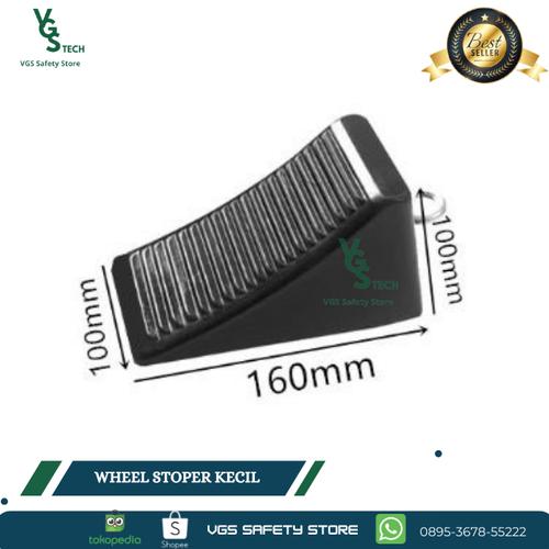Jual Rubber Wheel Chock Mini Ganjelan Ban Mobil Parkir Penahan Roda ...