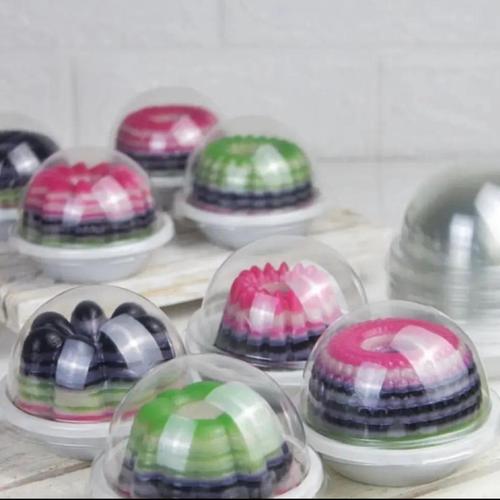 Promo Mika puding mini bulat 50 pcs / kemasan mini dessert bulat warna ...