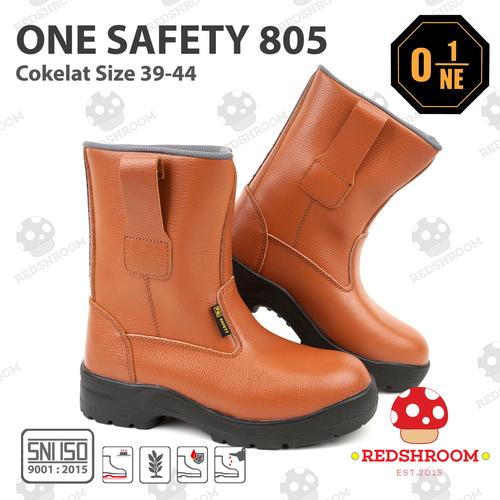Jual Sepatu Boot Pendek Safety One Safety OS-805 Coklat Proyek ...