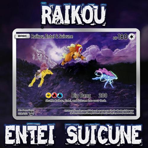 Jual KARTU POKEMON TCG HOLOGRAM SPECIAL RAIKOU ENTEI SUICUNE ...