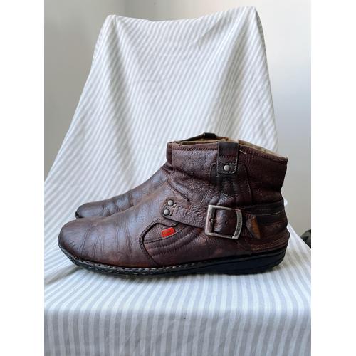 Jual Sepatu Ankle Boots Zipper Kickers France Authentic Original ...