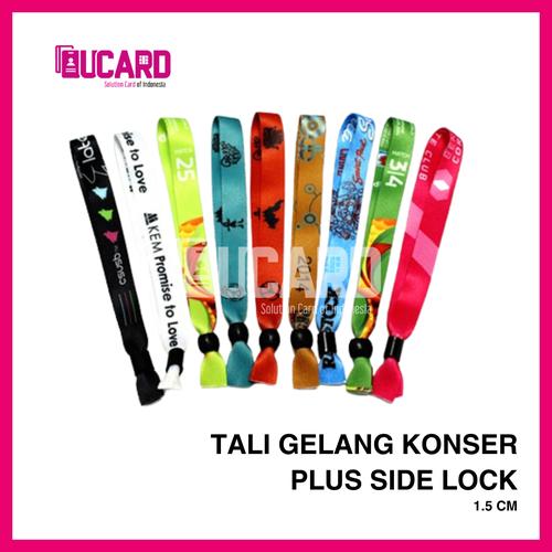 Jual TALI GELANG KONSER BAHAN PVC | TISU PRINTING 1.5CM - CUSTOM 2 SISI ...