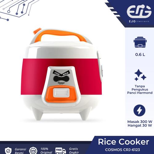 Jual Mini Rice Cooker Cosmos Magic Com 0,6 Liter Harmond CRJ 6123 ...