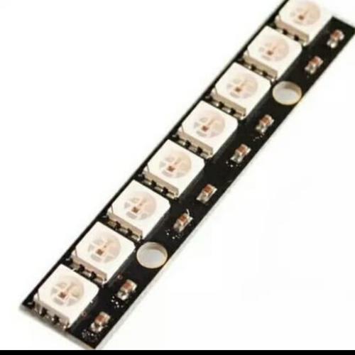 Jual LED RGB WS2812B 8bit 5050 5V WS2812 smart lampu dekorasi running ...