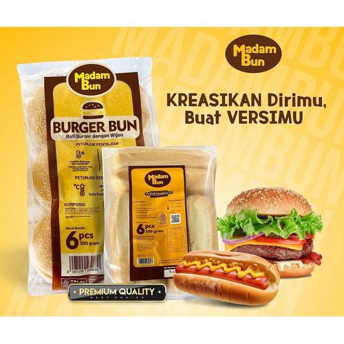 Jual Roti Burger Hotdog Madam Bun - Burger Bun - Kota Medan - Sultan ...
