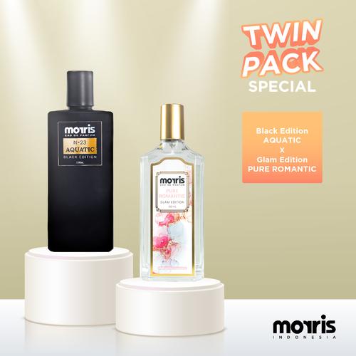 Jual [TWIN PACK SPECIAL] Morris Black Edition Aquatic X Glam Edition ...