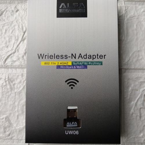 Jual USB Wireless Nano Adapter Alfa 150 Mbps 802.11N 2.4Ghz Penerima ...