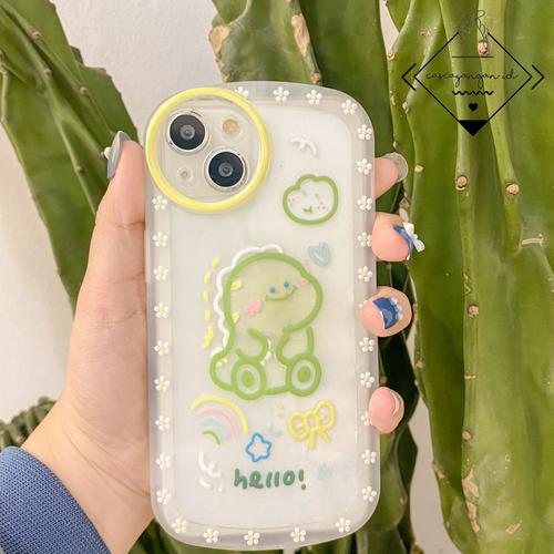 Promo Cute Dino Case IPHONE 7 8 SE PLUS X XS XR 11 12 13 14 PRO MAX Casing - 12PROMAX - Jakarta ...