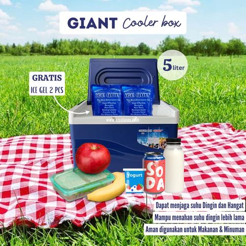 Jual Cooler Box Asi kecil Giant kapasitas 5 liter/bukan merk puku ...