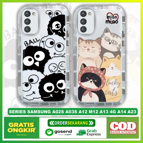 Jual Case Samsung A02S A03S A12 M12 A13 4G A14 A23 Softcase Miaw Ball - TG BENING, Samsung A14 ...