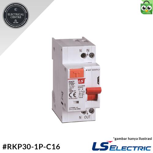Jual RCBO RKP30-1P-C16 1P+N C16 30mA AC-TYPE NEW ROGY LS Electric ...