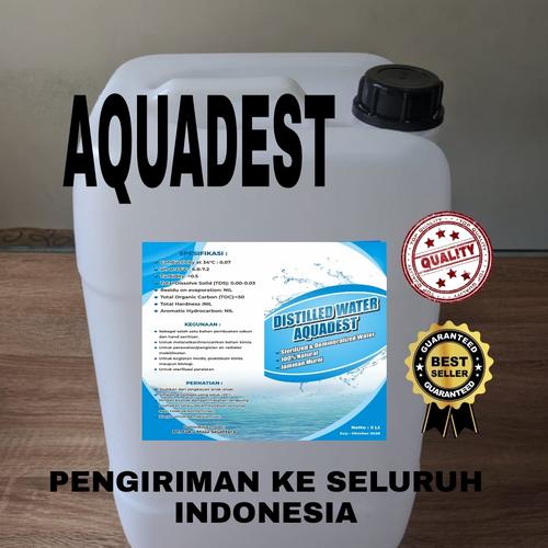 Jual aquadest aquades distilled water LINK KHUSUS UTK PENGIRIMAN ...