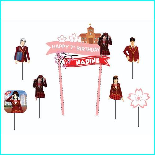 Jual Topper Cake Sakura School Simulator Pake Nama - Kab. Bekasi ...