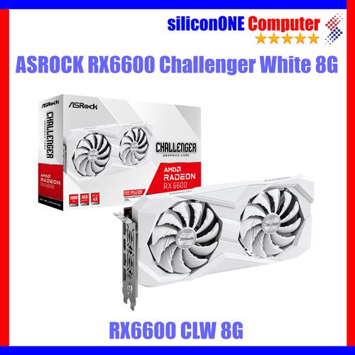 Jual ASROCK RX6600 Challenger White 8G RX 6600 RDNA2 CLW - Kota Bandung - silicon ONE Computer ...