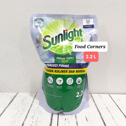 Jual Sunlight Professional Sabun Cuci Piring 2 Liter 2 L - 2.2 LITER ...