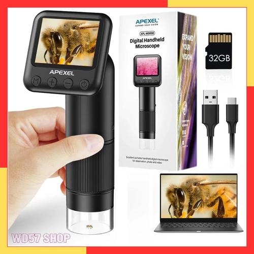 Jual Mikroskop Digital Portable HD Screen Rechargeable Microscope Lens ...