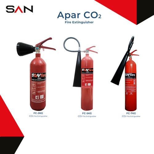 Jual APAR CO2 ALAT PEMADAM API RINGAN EXTINGUISHER SANFire 2-7 KG - FC ...