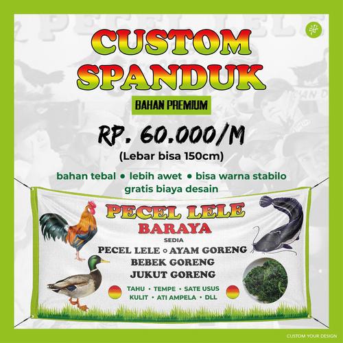 Jual CUSTOM SPANDUK BANNER POLYMICRO - 100×150cm, Print & Press - Kota ...