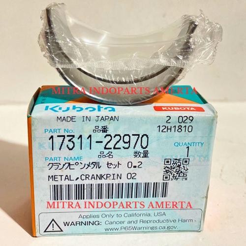 Jual METAL CRANKPIN/METAL JALAN 020 L3608 KUBOTA (17311-22970) GENUINE ...