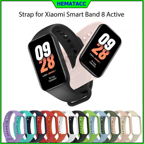 Jual Strap Xiaomi Smart Band 8 Active Silikon 12 Warna Tali Mi Band 8 Aktif - Hitam - Jakarta ...