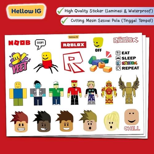 Jual STICKER PACK | STIKER ROBLOX WATERPROOF LUCU BOTOL KOPER HELM HP ...