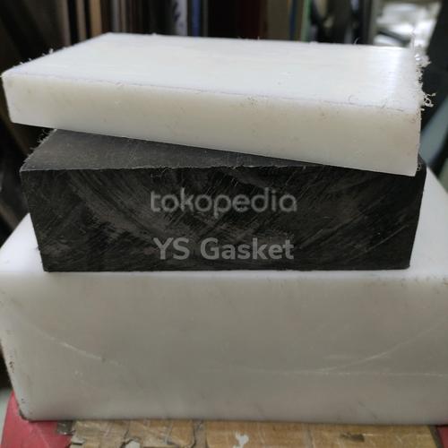 Jual Polyacetal / POM Lembaran / POM Sheet 30mm 10cm x 10cm (Hitam/Putih) - Putih - Jakarta ...