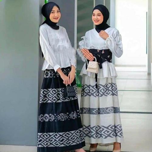Jual rok tenun model wiru simple - Putih, XXXXL - Kab. Jepara - baju ...