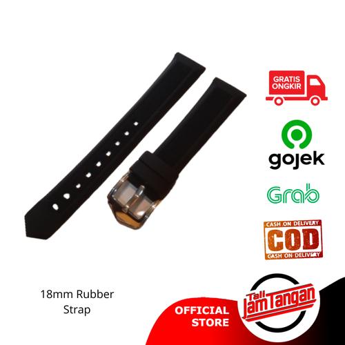 Jual 18mm Rubber Strap dengan Quick Release Tali jam tangan karet ...