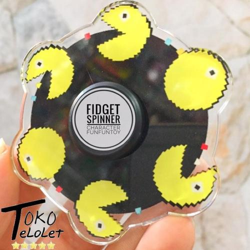Jual TERBARU Fidget Spinner Gambar Karakter Animasi Spin Ilusi Optik ...