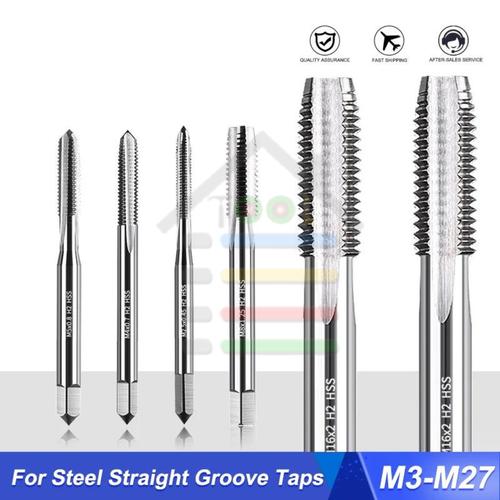 Jual HEAD MACHINE HAND TAP PEMBUAT ULIR SKRUP MATA BOR M3 - M8 - M3X0.5 ...