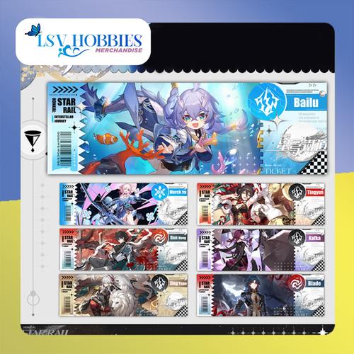 Jual Laser Ticket Honkai Star Rail Merchandise Tiket Honkai HSR Merch ...