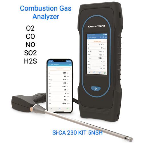 Jual Combustion Gas Analyzer Si-CA 230 KIT 5NSH. O2, CO, NO, SO2, H2S ...