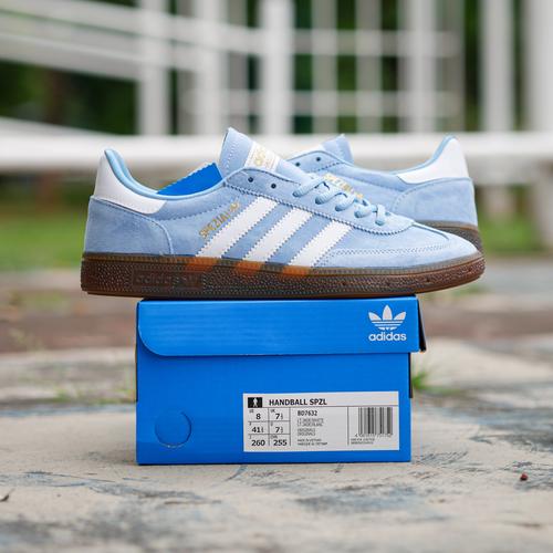 Jual Sepatu Adidas Handball Spezial Ice Blue 100% BNIB - ICE BLUE, 43⅓ ...