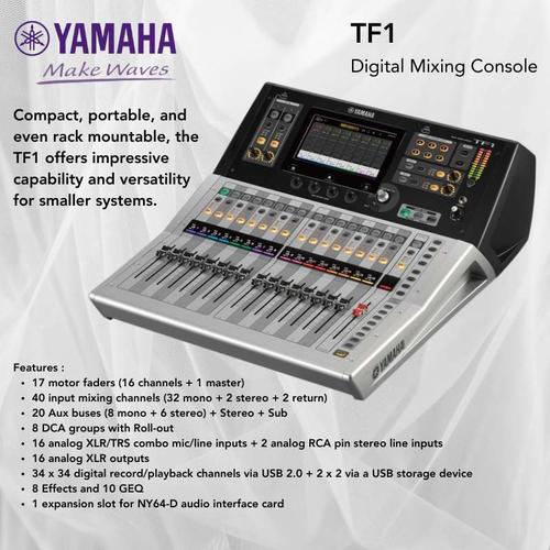 Jual Yamaha Mixer TF1 TF-1 TF 1 Digital Mixing - Jakarta Pusat - Sound ...