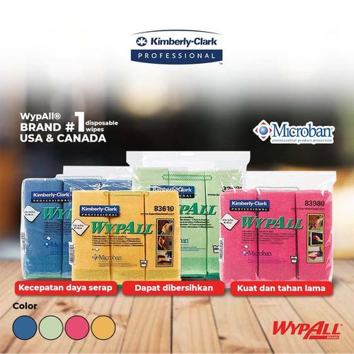 Promo WypAll Wipers Microfiber - Microfiber Serbaguna / Lap Multifungsi ...