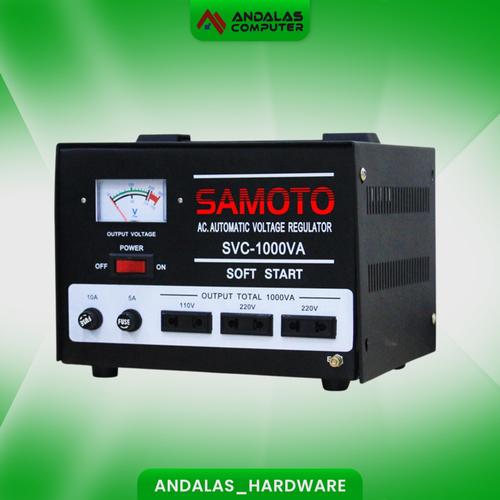 Jual Stabilizer Komputer SAMOTO Stabiliser 1000 VA Stavol Listrik ...