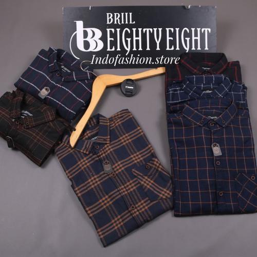 Jual Kemeja Flanel Unisex Lengan Panjang Brill Eighty Eight Premium hey 009 - Hey 9, M - Kota ...