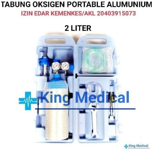 Jual Tabung O2 2 Liter Portable-Oksigen Portable 2L-Tabung 2L - 2 LITER ...