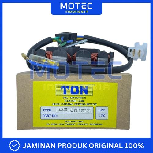 Jual Spull spul stator assy honda blade 125 fi komplit merk ton - Kota ...