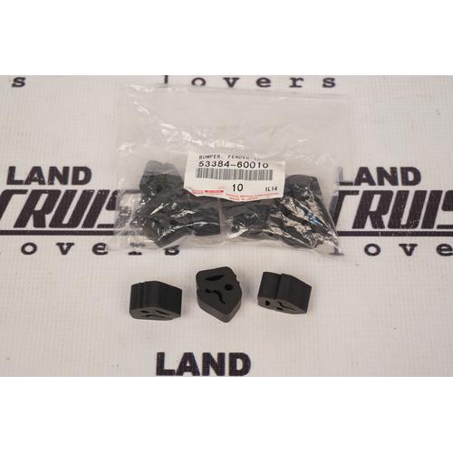 Jual bumper fender to hood land cruiser vx80 original toyota 53384 ...