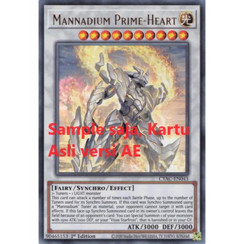 Jual Mannadium Prime-Heart | Ultimate Rare | Yugioh AE CR01 AE070 ...
