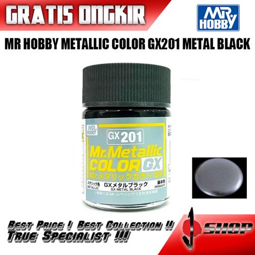 Jual MR HOBBY METALLIC COLOR GX201 / GX 201 METAL BLACK - Kota Semarang ...