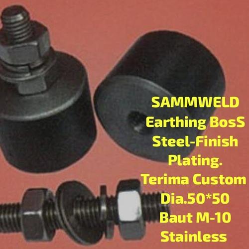 Jual Earthing BosS Dia 50 mm x 50mm Mur M-10 ( Finishing Plating ...