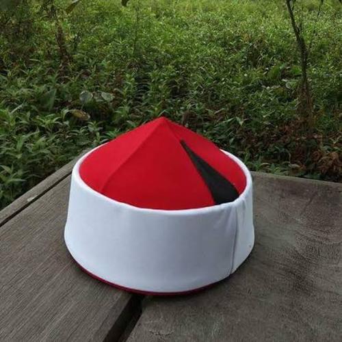 Jual Peci Songkok Kopiah Fez Tarbuz Mesir Al Azhar Merah Putih - 8 ...