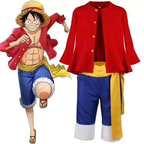 Promo Kostum Monkey D LUFFY ONE PIECE Baju Karakter Cosplay Anak + Topi ...